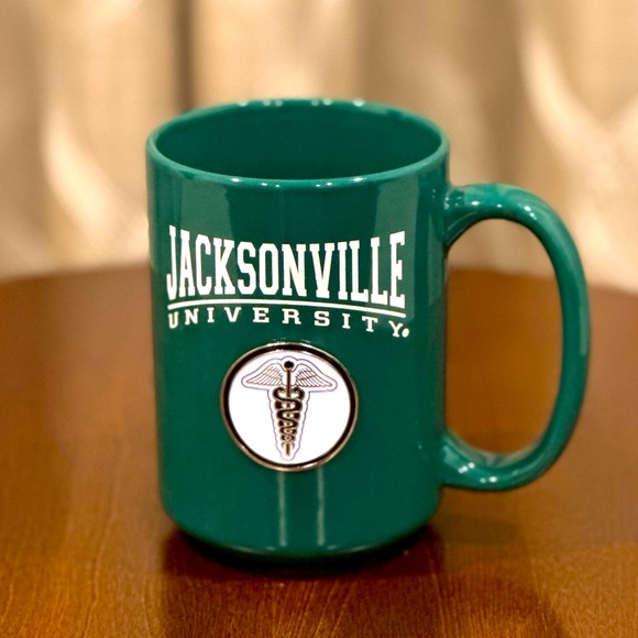 Dining | Jacksonville University Mug With Embossed Metal Medical ...